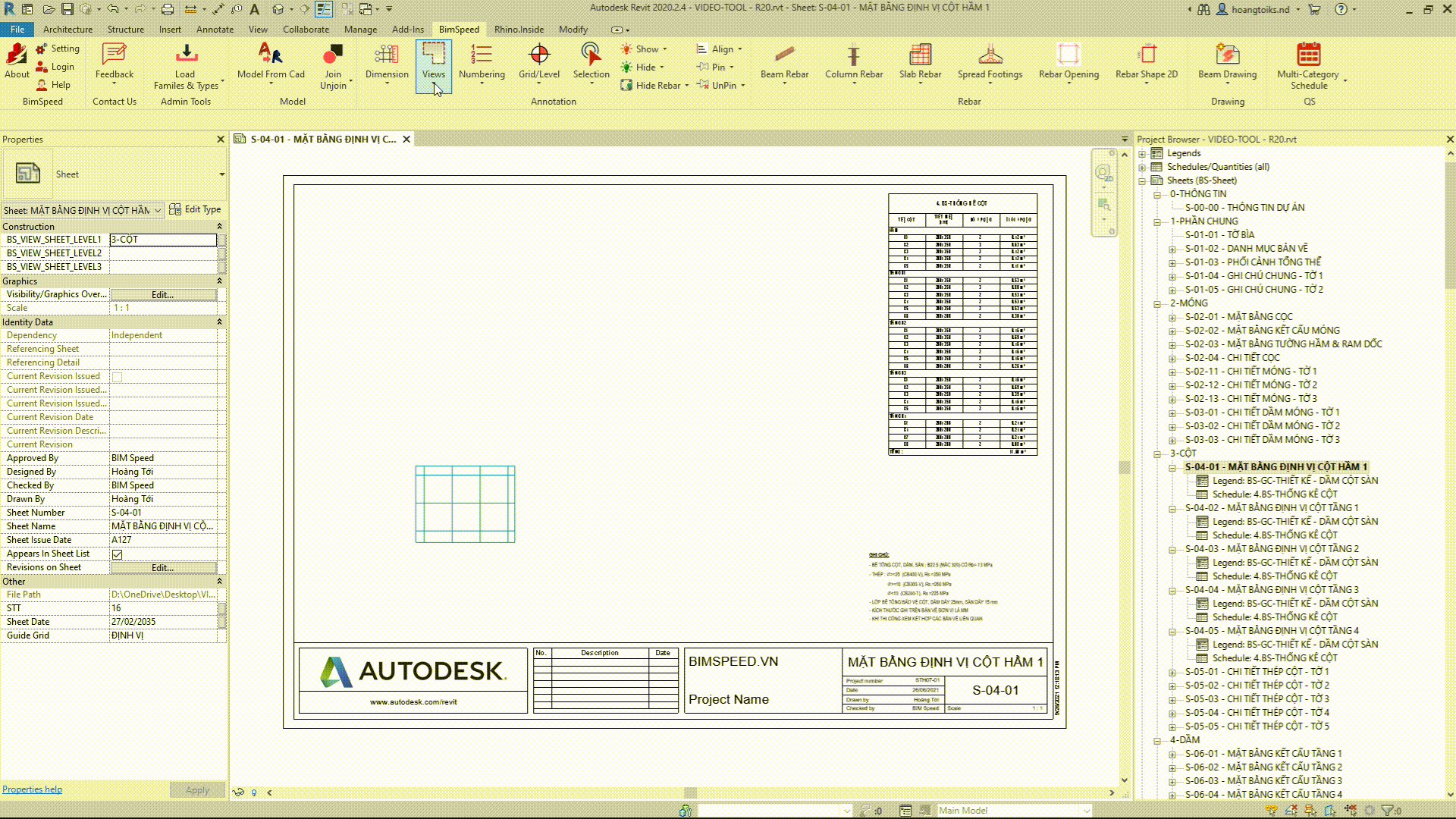 BimSpeed Solutions | Giải pháp BIM cho người việt | Revit Tool Tốt Nhất