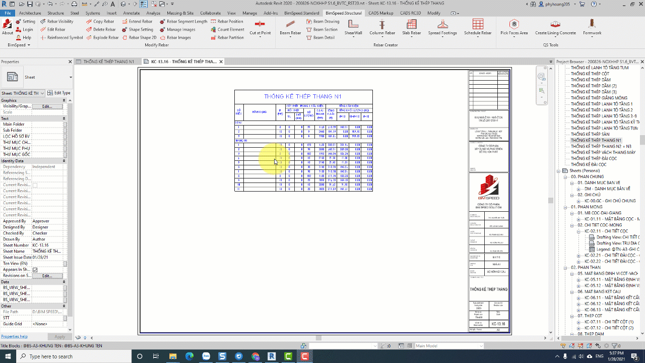 Triển khai cốt thép móng và bản vẽ Chỉ trong giây phút